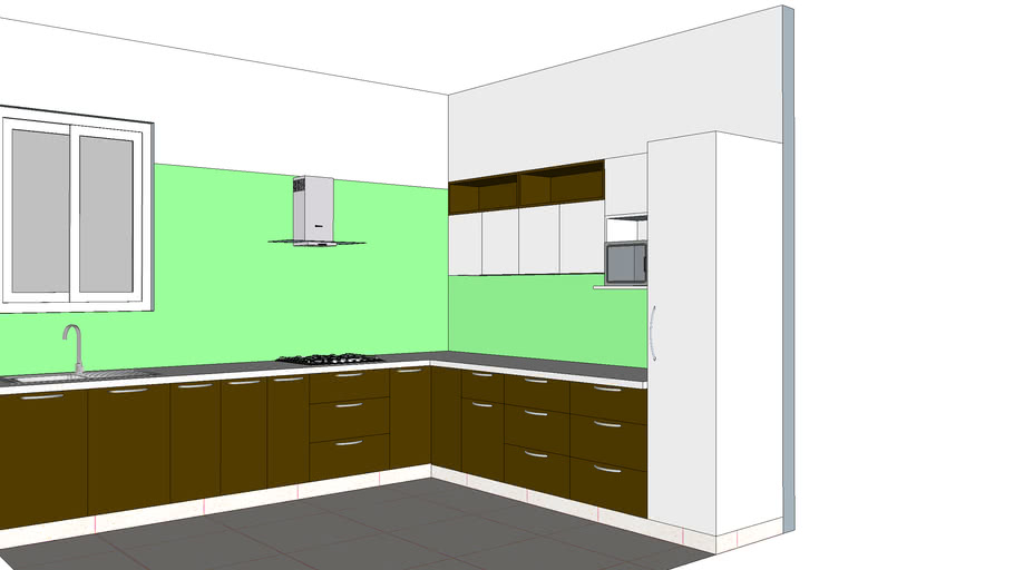 Modular kitchen | 3D Warehouse