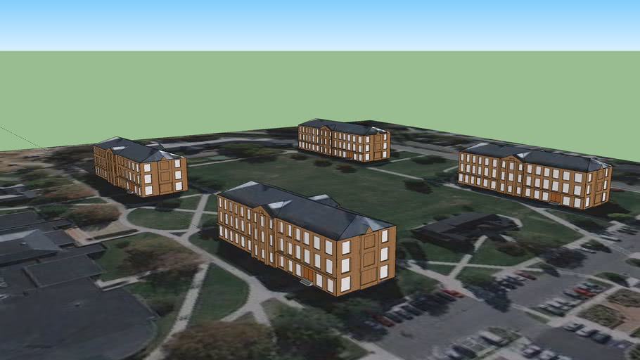 Radford University Moffet Quad | 3D Warehouse