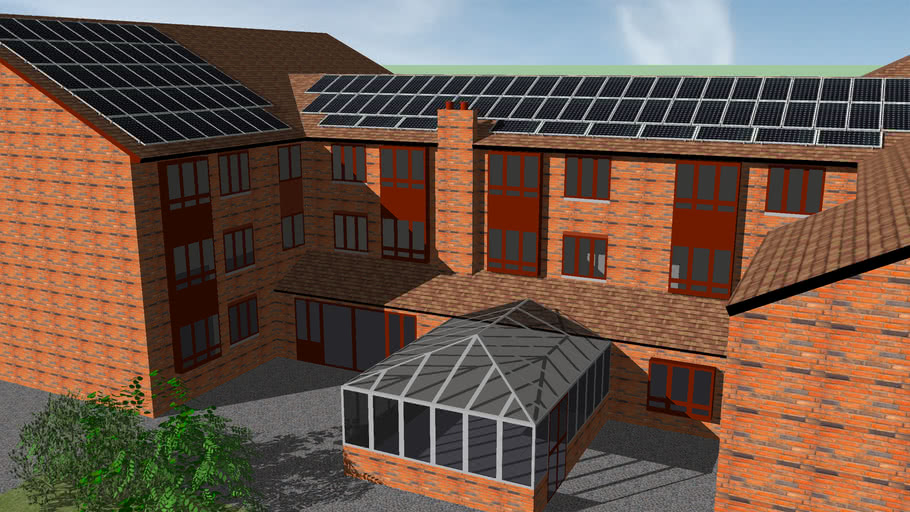 Large array on Complex Building | 3D Warehouse