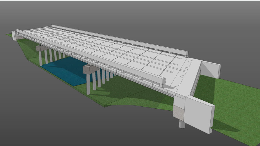 ABC 3 span bridge | 3D Warehouse