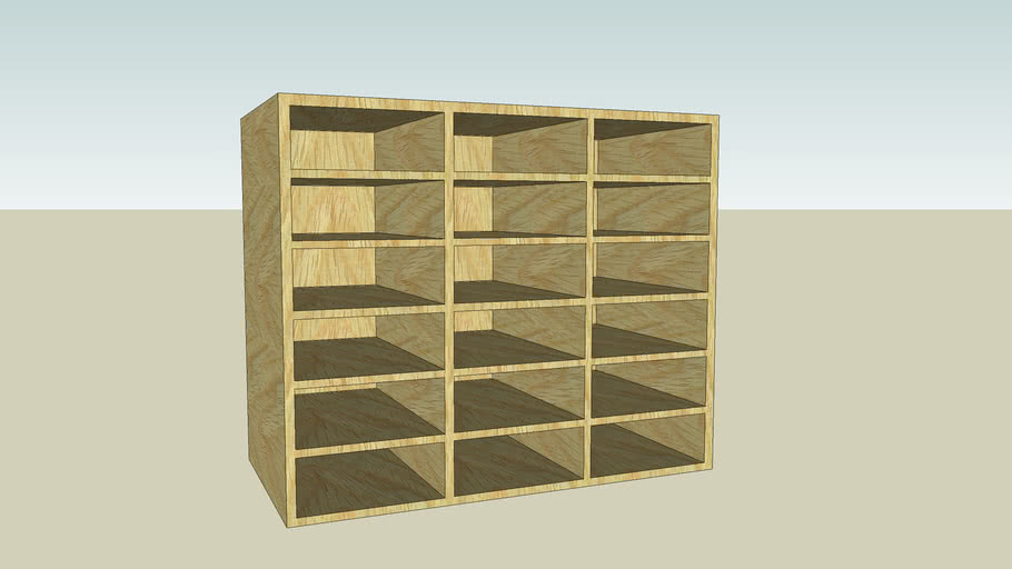 Custom Wood Shelves | 3D Warehouse