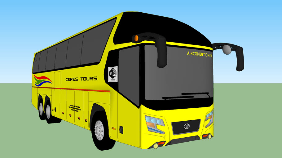 Ceres Tours - Yanson Legacy 2 (Fictional Model) Bus | 3D Warehouse