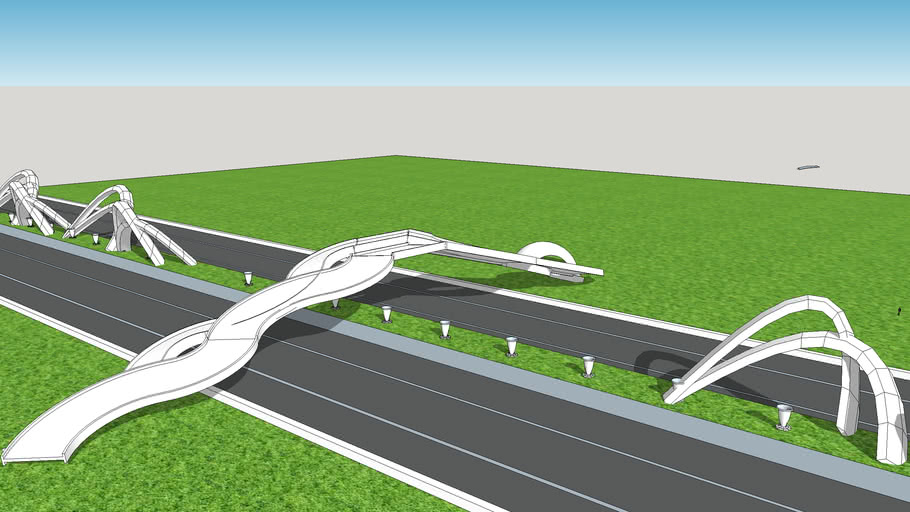 street footbridge | 3D Warehouse