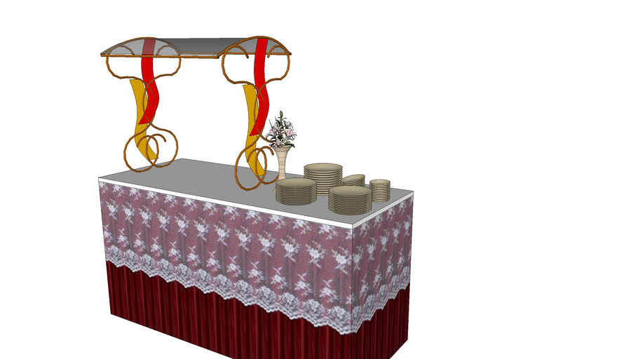 Meja Tools Catering | 3D Warehouse