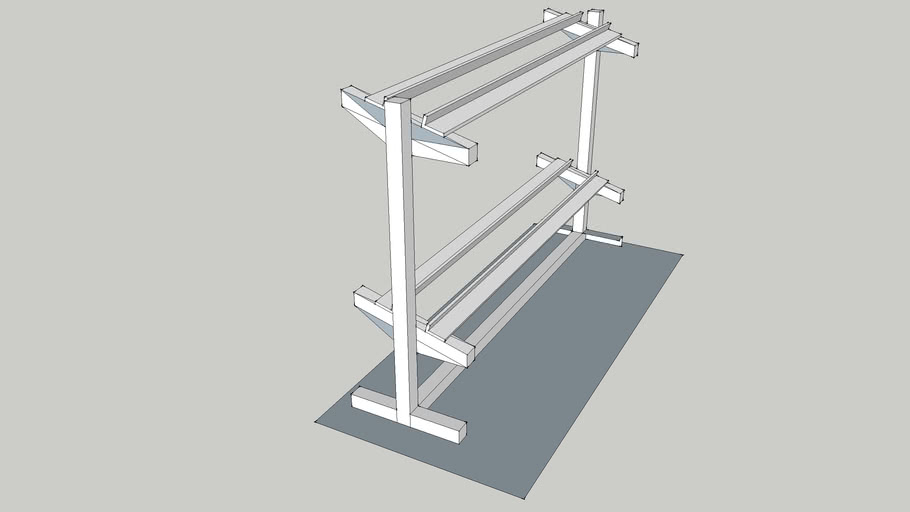 dumbbell rack | 3D Warehouse