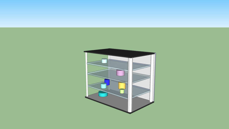 shelving glass | 3D Warehouse
