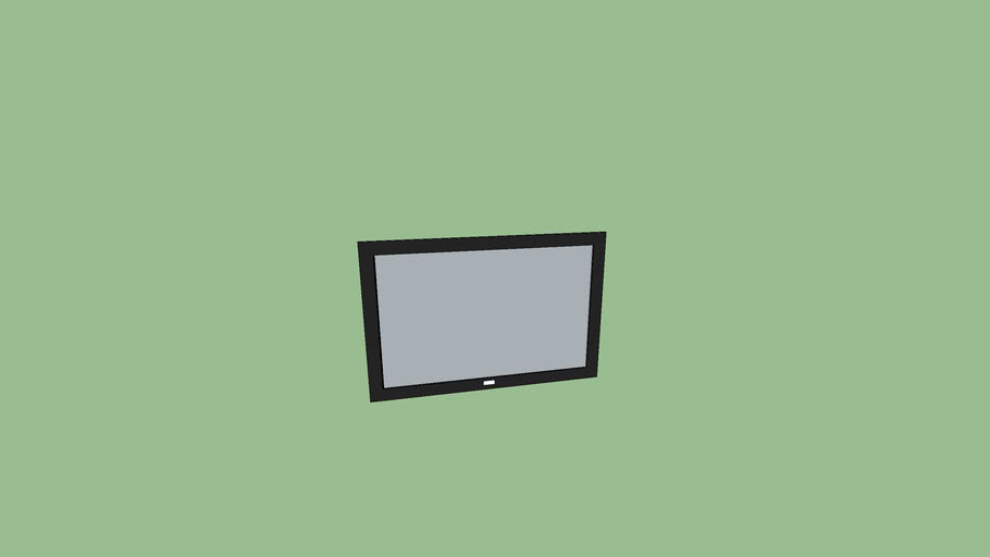 flat screen TV | 3D Warehouse
