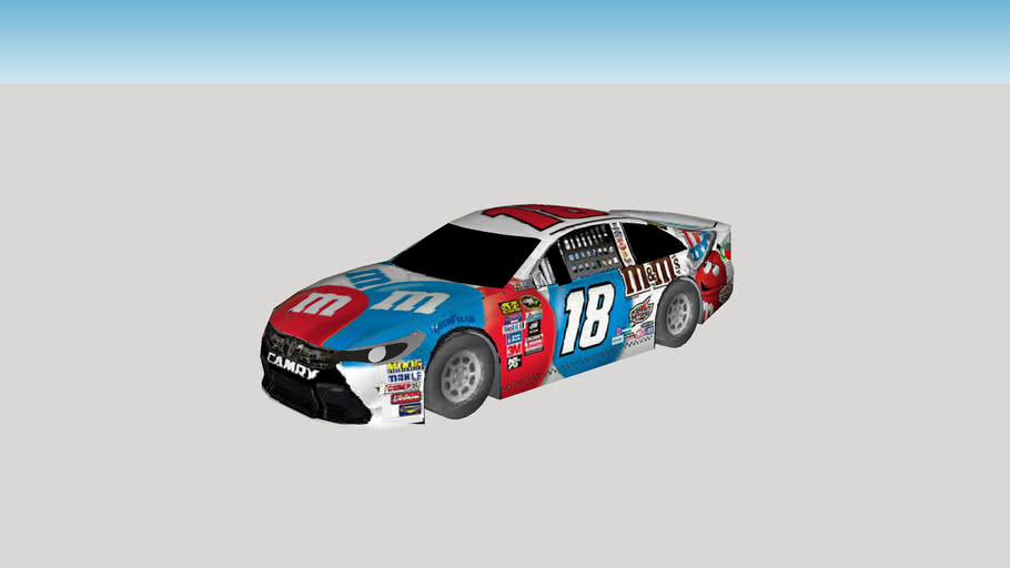 2015 Toyota Joe Gibbs Racing M&Ms RnB #18 Camry NASCAR | 3D Warehouse