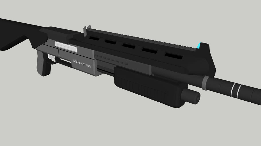 Halo 3 Shotgun Custom | 3D Warehouse
