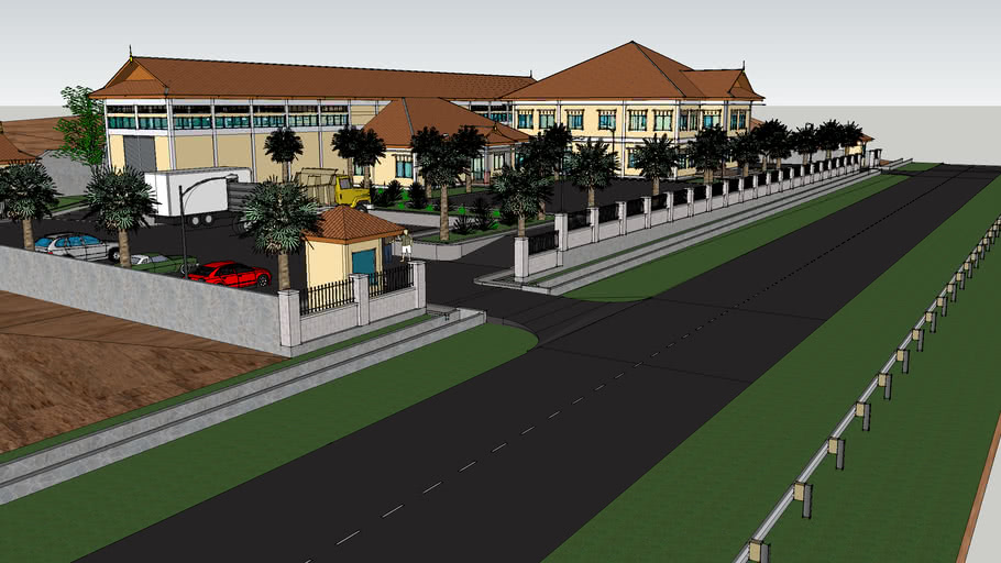 Gedung Pengujian Kendaraan | 3D Warehouse