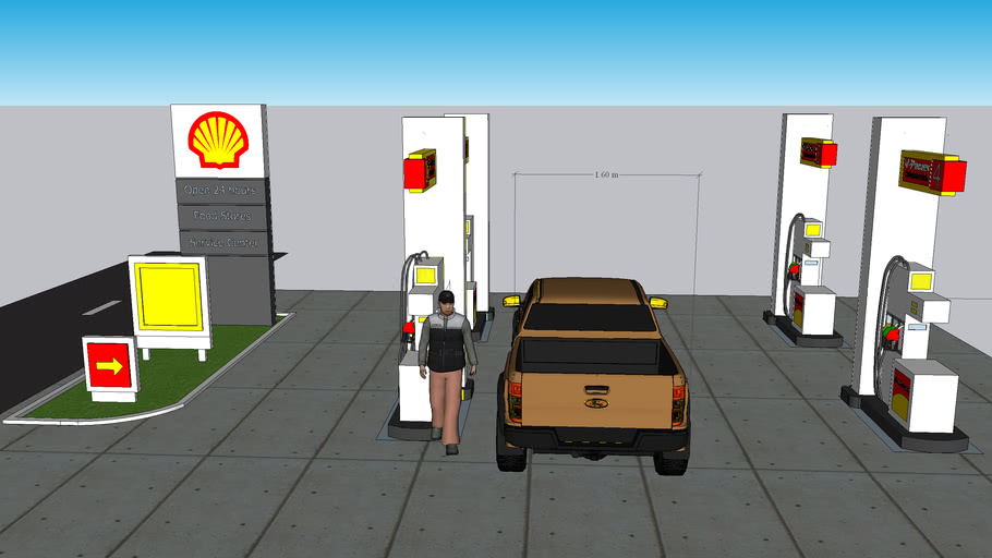 Gas Station | 3D Warehouse