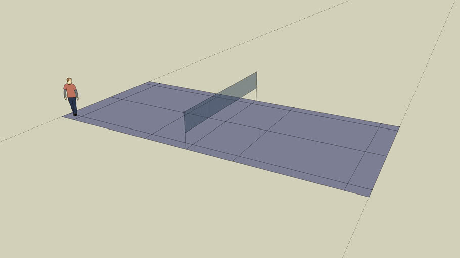 Terrain de Badminton | 3D Warehouse