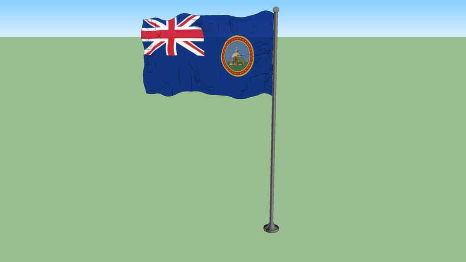 Flag of Ceylon (1875-1948) | 3D Warehouse