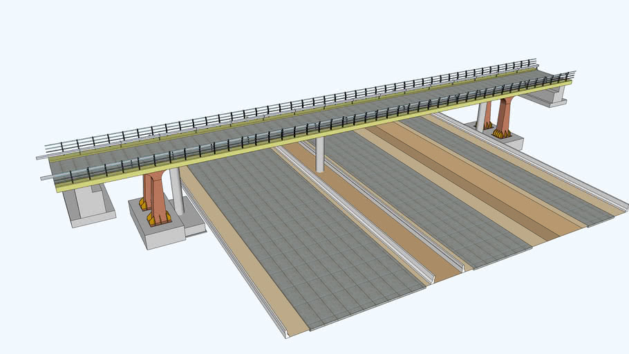 concrete bridge | 3D Warehouse