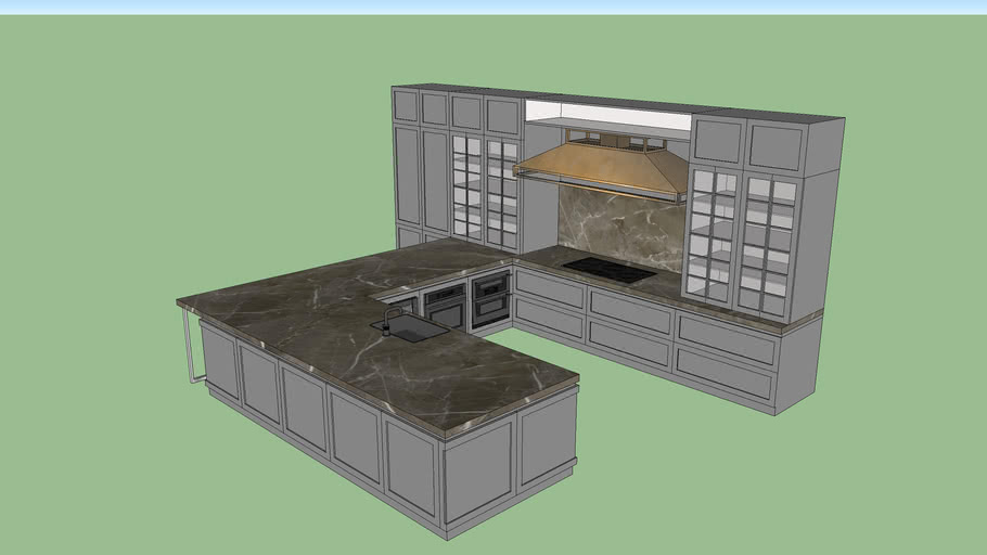 Cucina kitchen Snaidero Frame inspiration | 3D Warehouse
