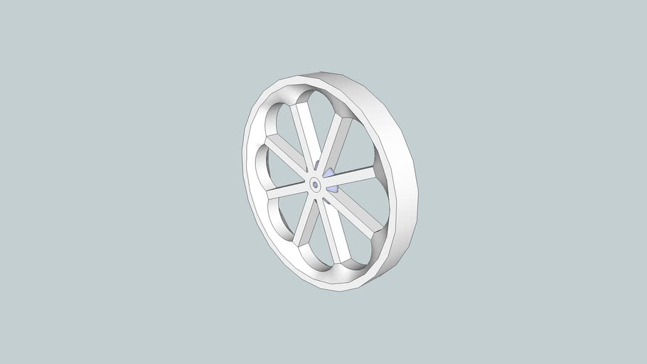 140mm Curved Wheel | 3D Warehouse