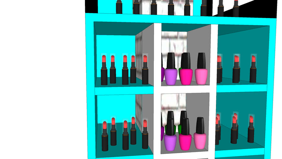 lipstick counter | 3D Warehouse