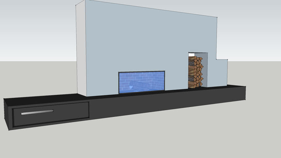 Cheminée design | 3D Warehouse