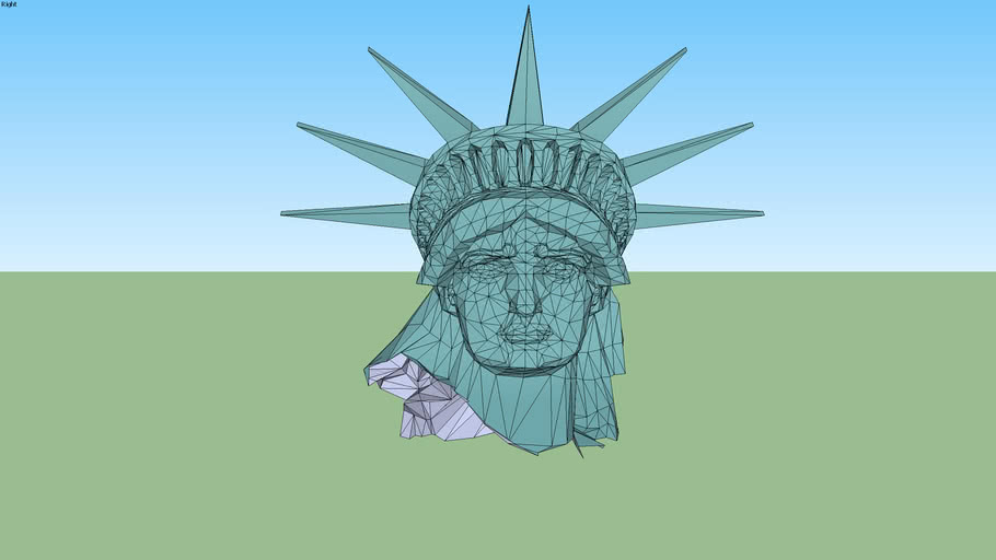 Cloverfield Statue Of Liberty's Head | 3D Warehouse