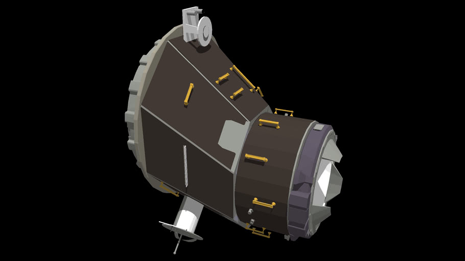 Pressurized Mating Adapter 2-3 (ISS) | 3D Warehouse