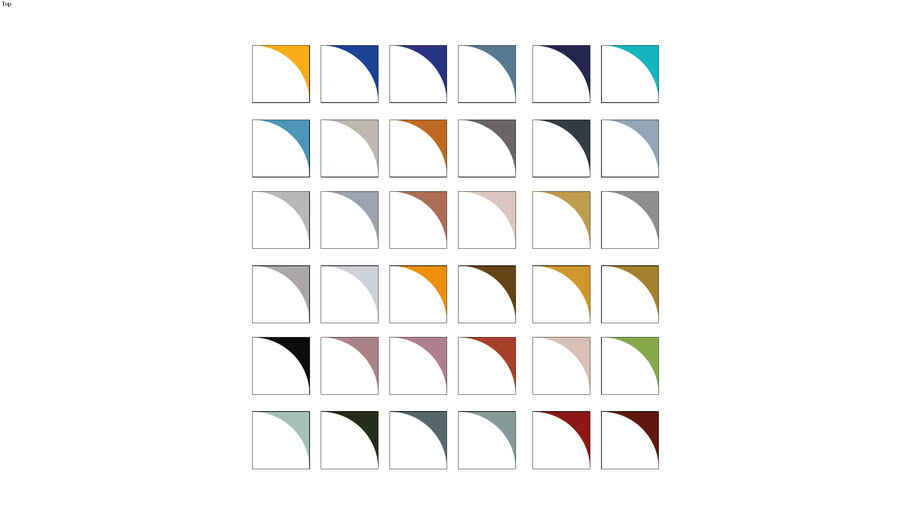 Azulejo Meia Lua_Invertido | 3D Warehouse