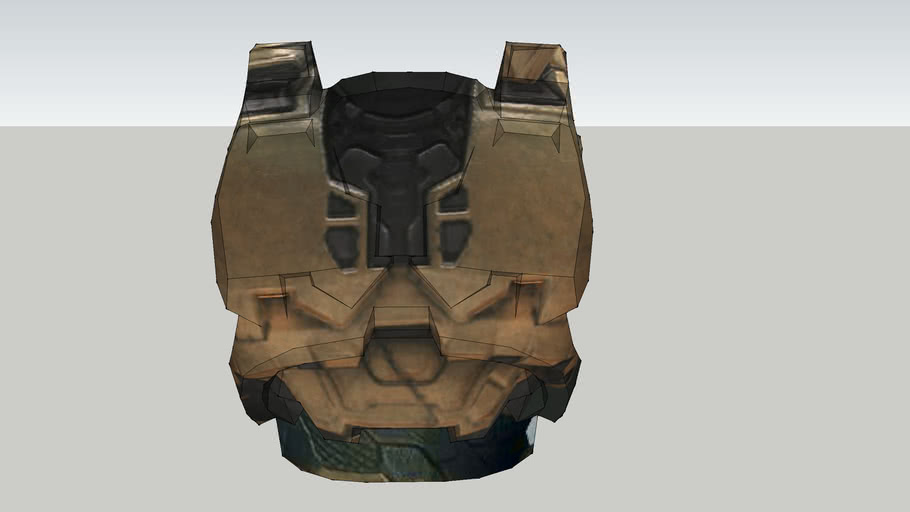 Master Chief Chest Armor -PHOTO TEXTURED- | 3D Warehouse