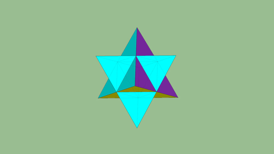a 3 dimensional hexagram | 3D Warehouse