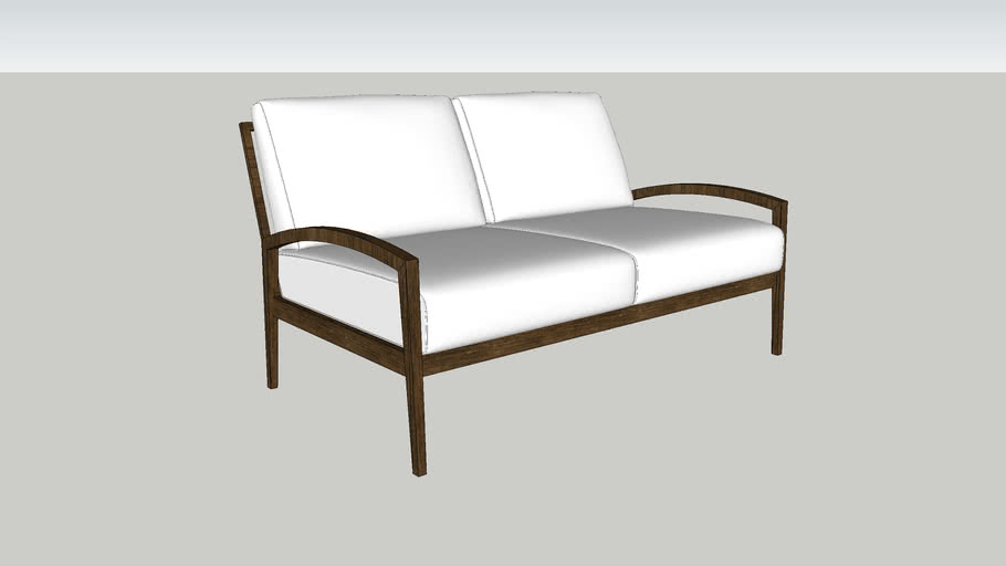 Lounge two-seater Love Seat | 3D Warehouse