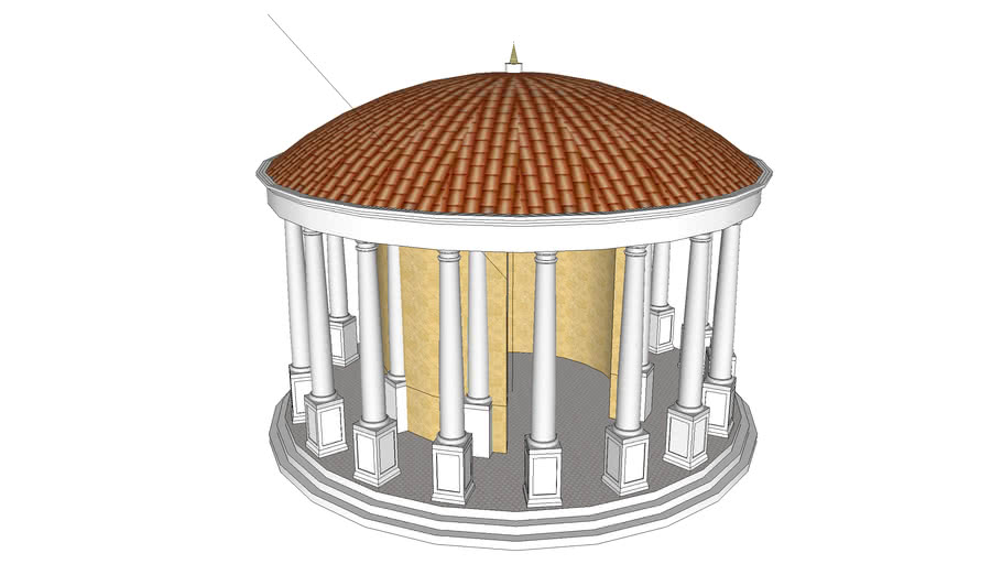 Circular Roman temple | 3D Warehouse