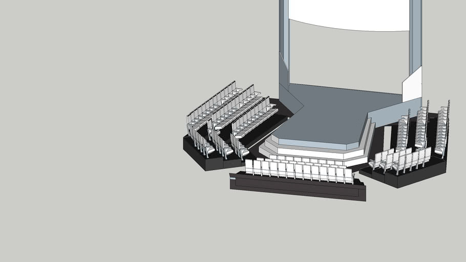 Theatre thrust stage | 3D Warehouse