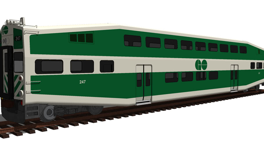 Bombardier Bi-Level Cab Car (GO Transit) | 3D Warehouse