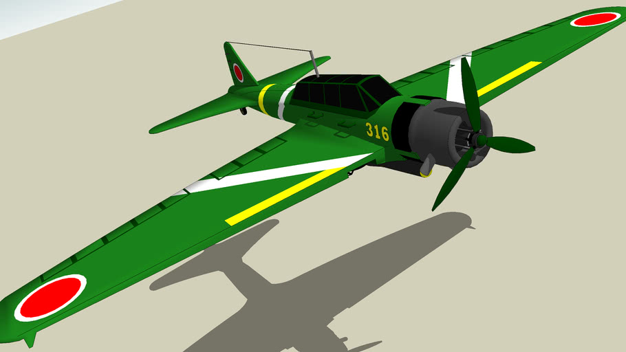 Nakajima B5N 'Kate' | 3D Warehouse
