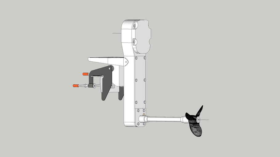 Mud Motor (DIY outboard motor) | 3D Warehouse