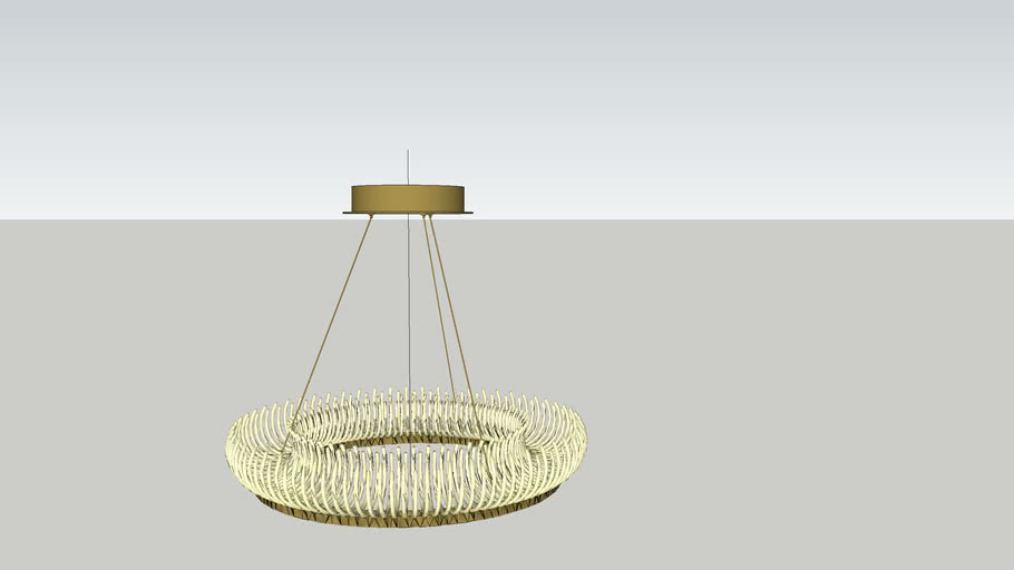 Odeon Fire Ring 60mm low poly chandelier | 3D Warehouse