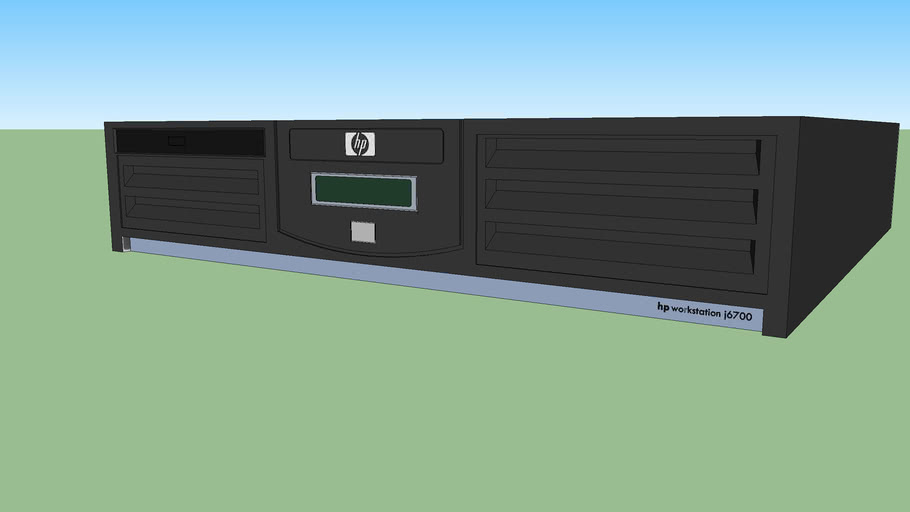 HP 9000-J6700 workstation computer | 3D Warehouse