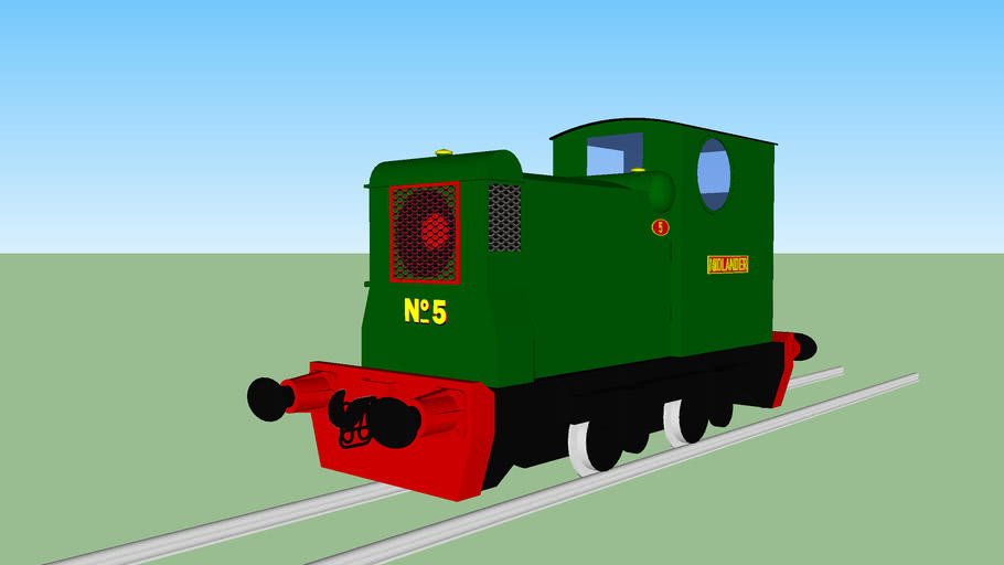 Talyllyn Railway No.5 ''Midlander'' (1958) | 3D Warehouse