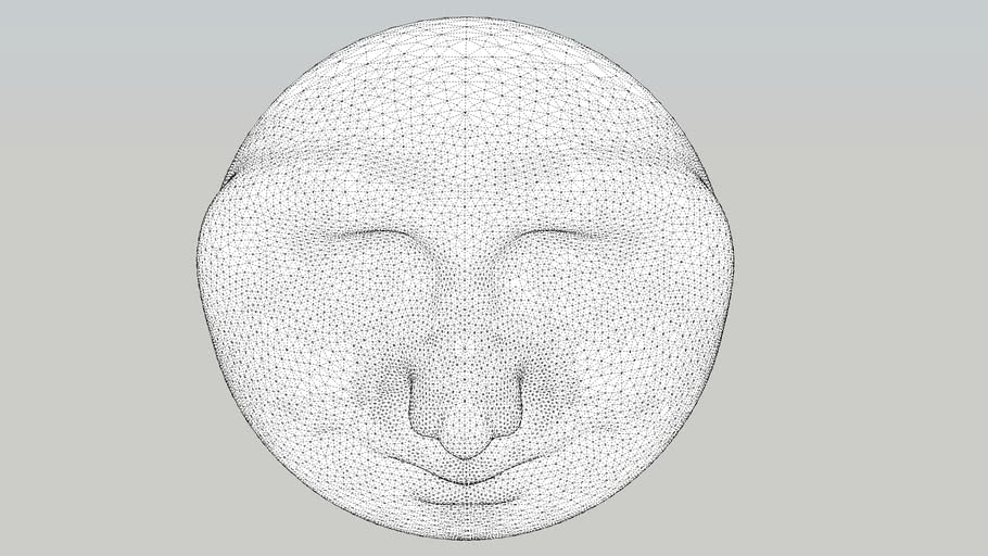 cabeza circular 3D circular head | 3D Warehouse
