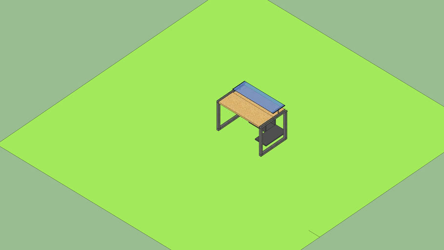 Computer Workstation Table | 3D Warehouse