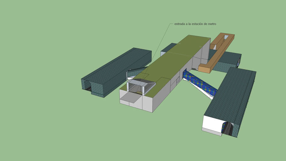Estación de metro . | 3D Warehouse