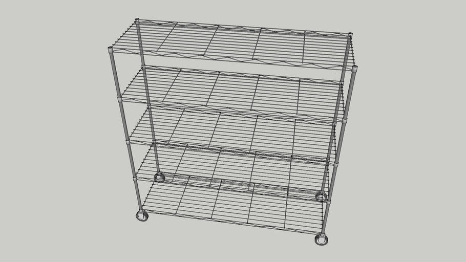 Dynamic Wire Shelving System | 3D Warehouse