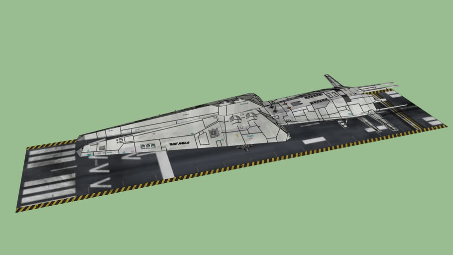 Lensman Britannia Spaceship (Landed) | 3D Warehouse