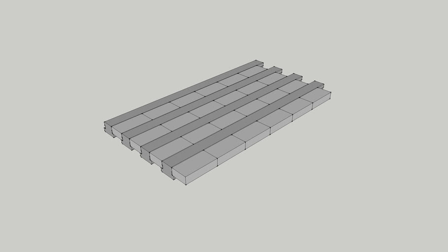 150mm beam and block RD09 | 3D Warehouse