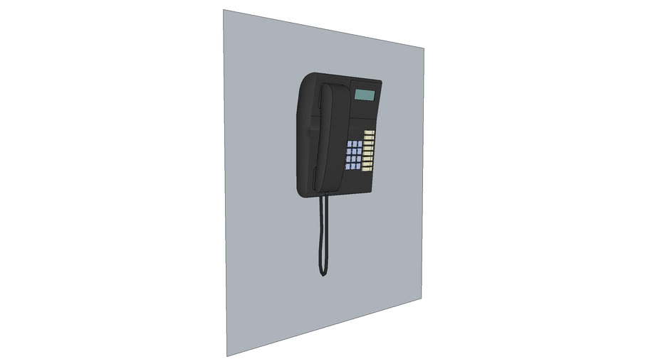 TELEPHONE - WALL MOUNTED | 3D Warehouse