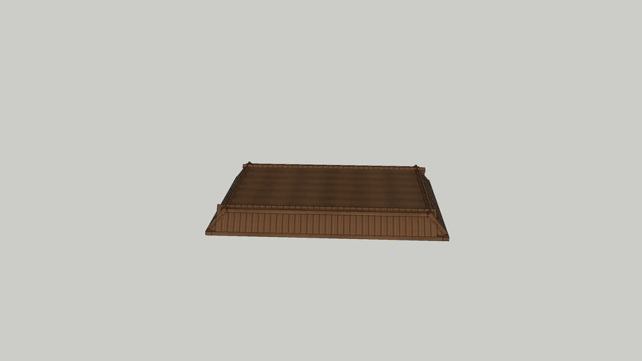 traditional ceiling wood style | 3D Warehouse