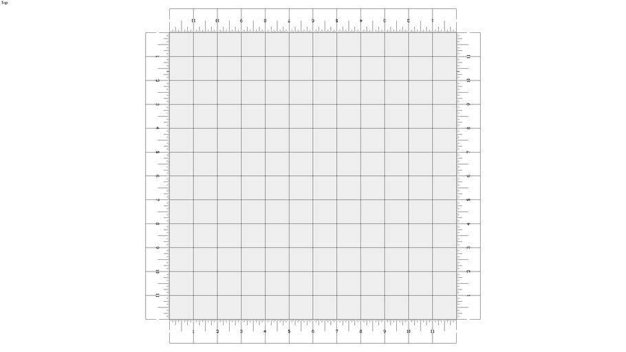 12' square metered rulers | 3D Warehouse