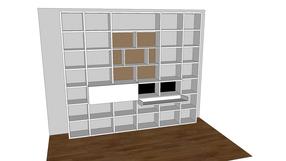 Bookshelves_2 | 3D Warehouse