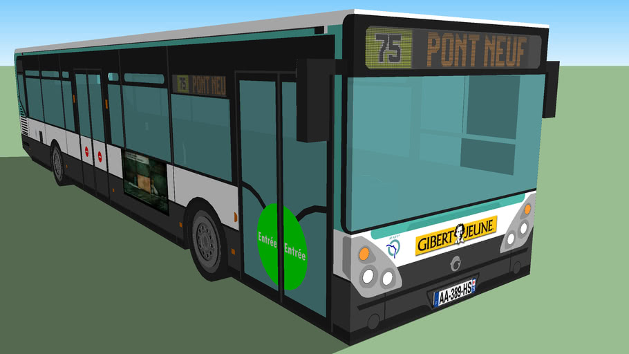 Irisbus Citélis 12 line RATP | 3D Warehouse