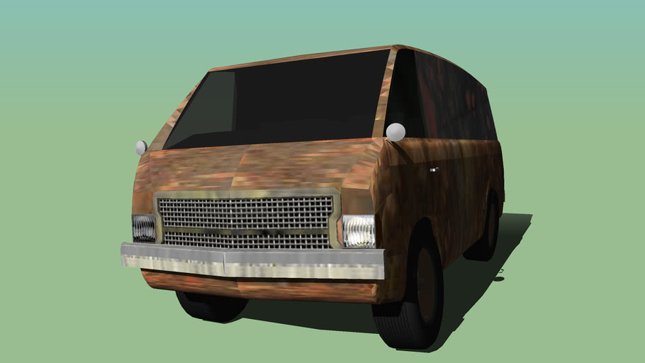 Old Beat up van | 3D Warehouse