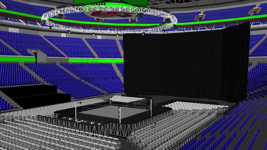 Full Sized Arena (WWE Setup) | 3D Warehouse