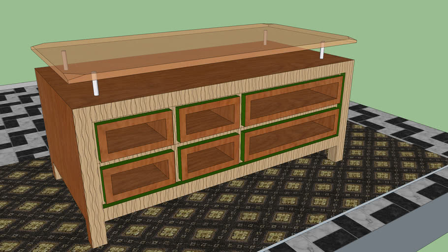multi-p-table-3d-warehouse